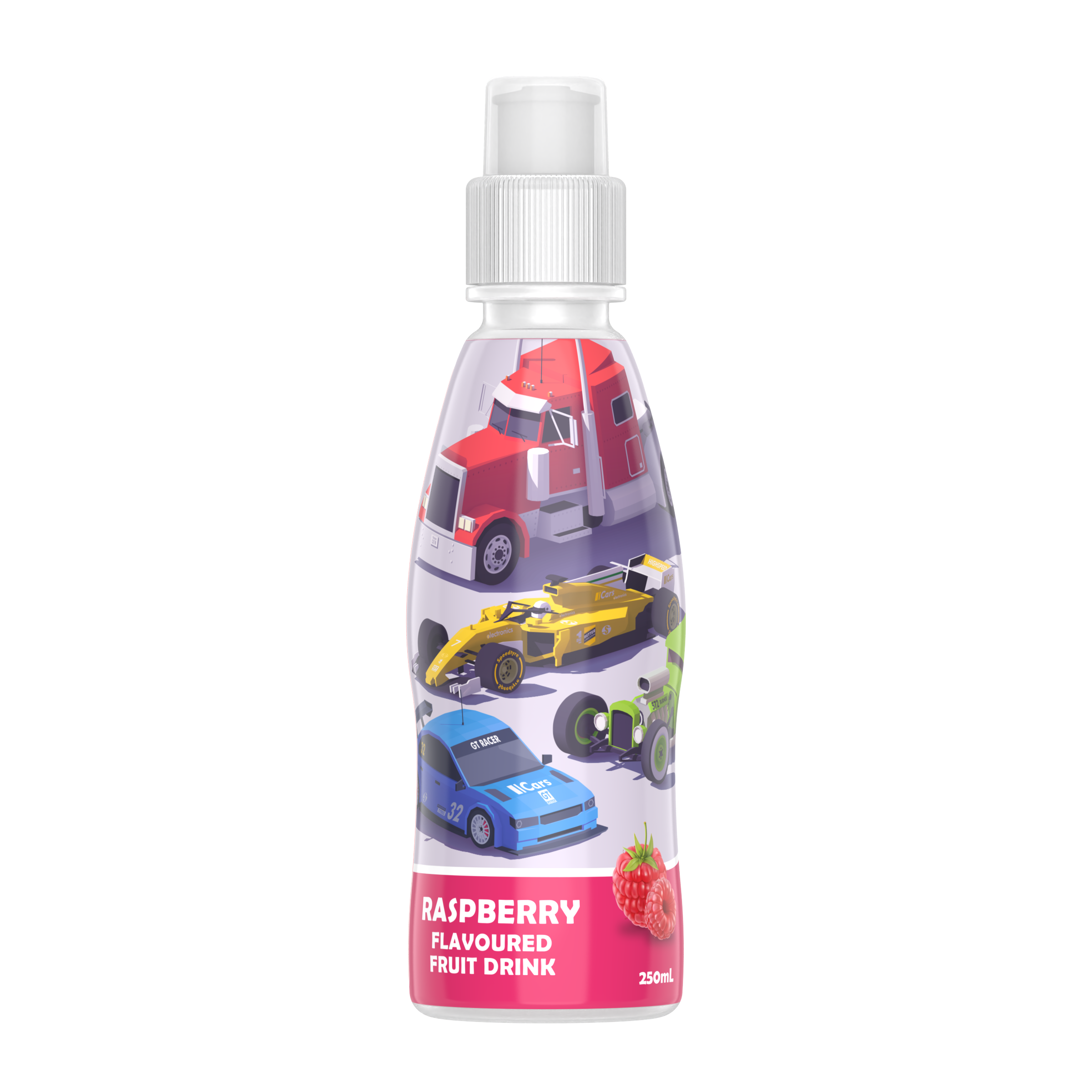 FRUITY BURST 250ML RACERS RASPBERRY Pack 24 – Fruity Burst