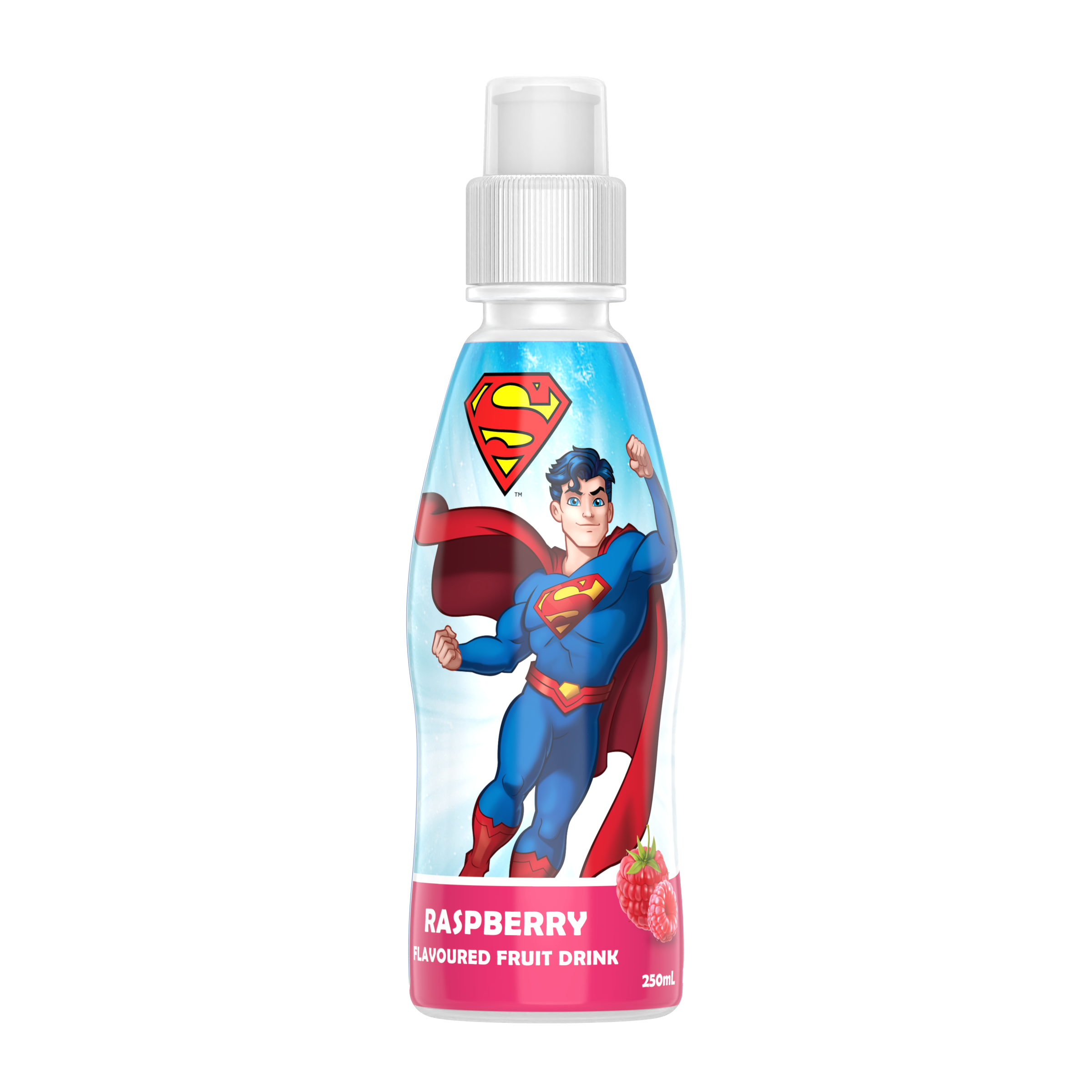 FRUITY BURST 250ML SUPERMAN RASPBERRY Pack 24 – Fruity Burst
